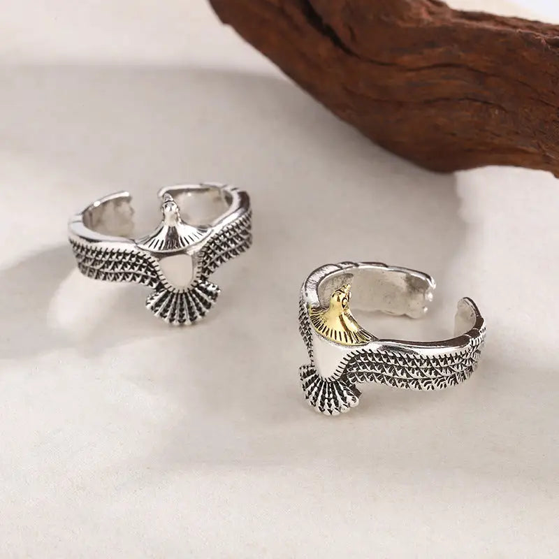 Adler Ring verstellbar im Viking Stil Online Kaufen bei shelago.de